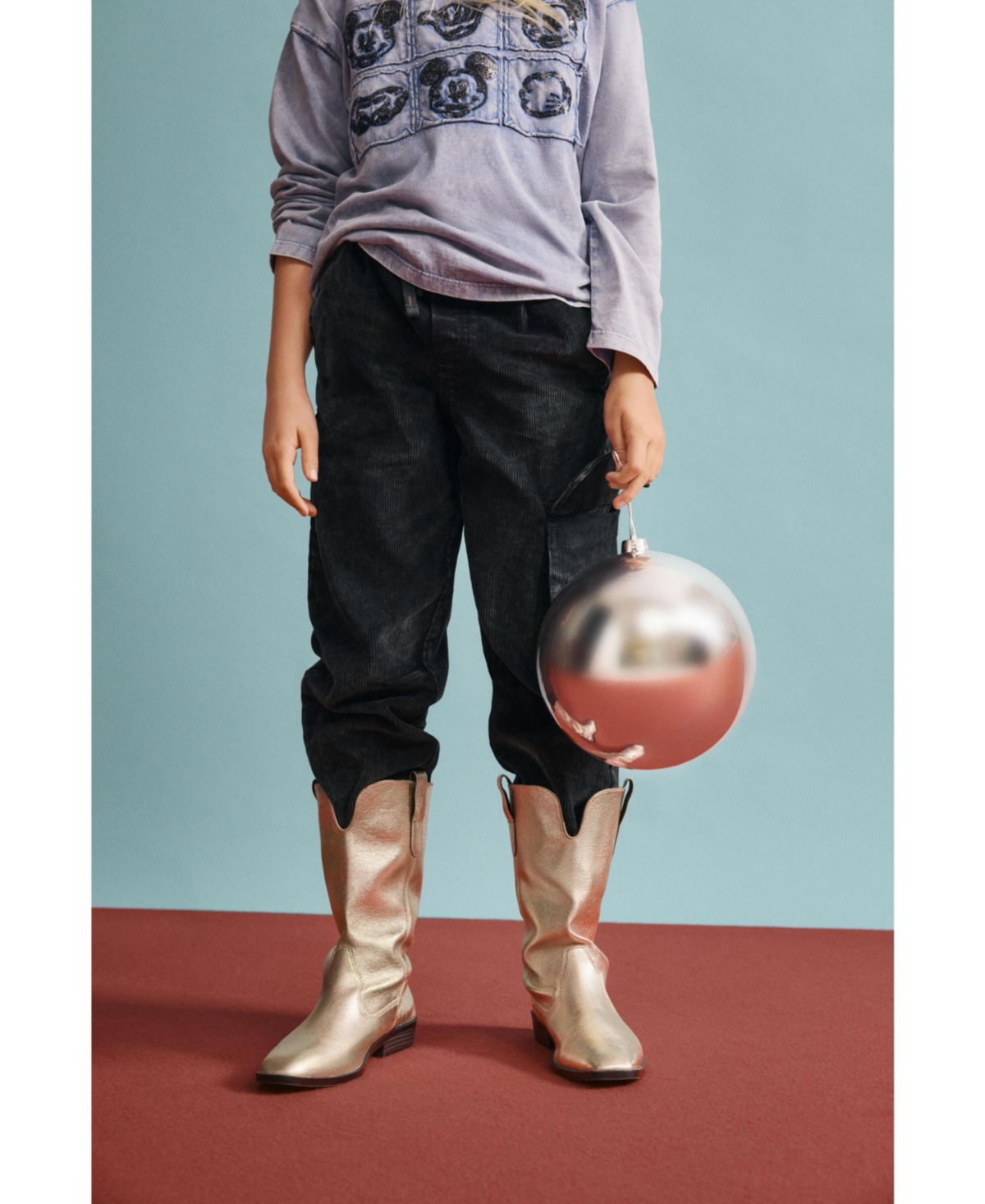 Click here for Desigual Boys Boyss Corduroy cargo pants - Off whi... prices