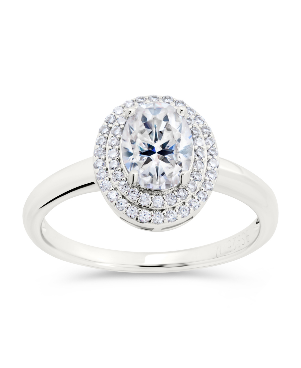 Click here for Sterling Forever Farrah Cz Engagement Ring - Silve... prices