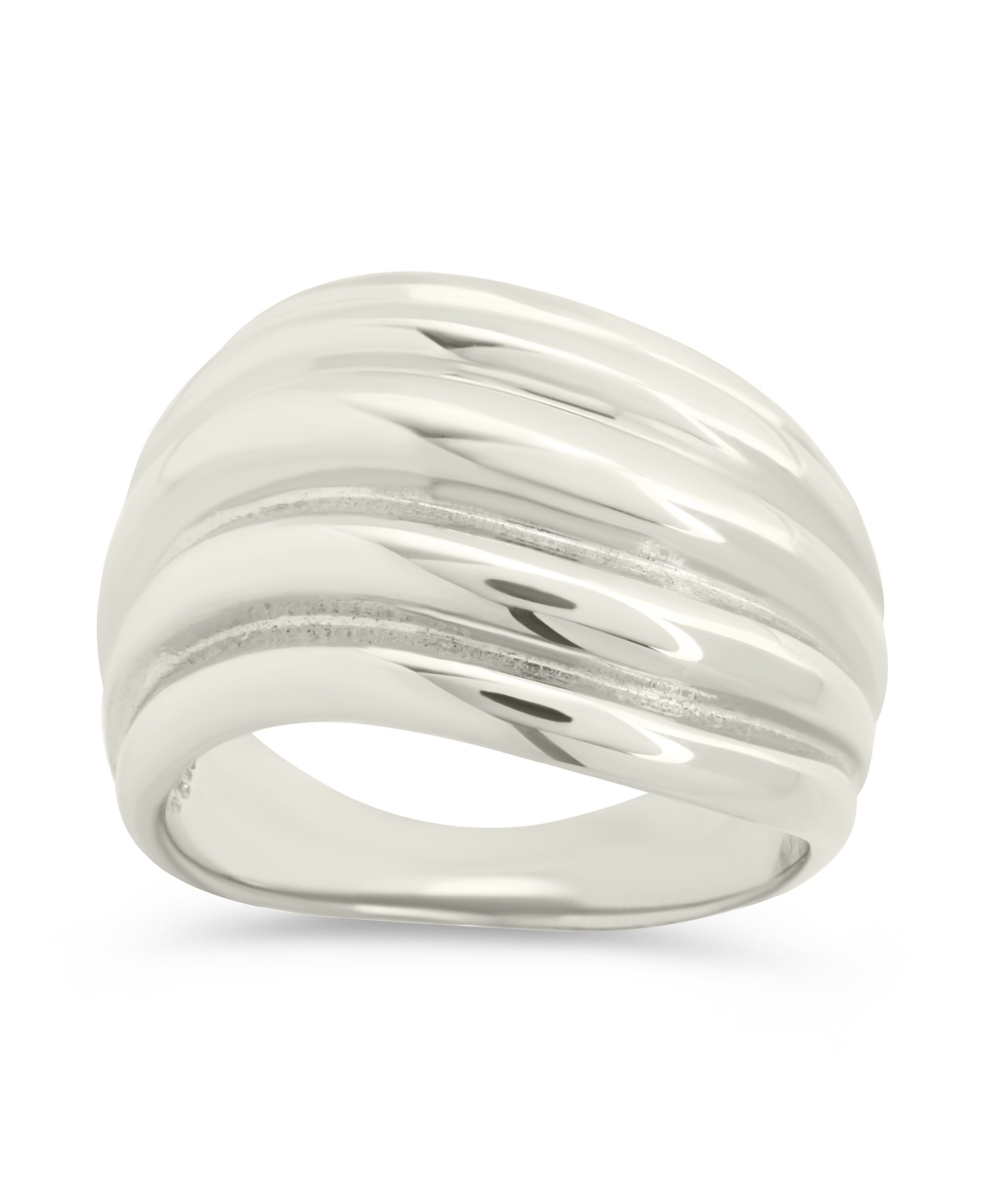 Click here for Sterling Forever Skylar Layered Statement Ring - S... prices