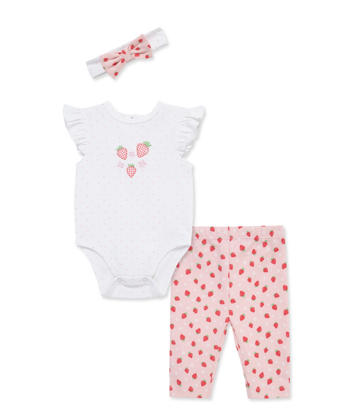 Click here for Little Me Baby Girls Strawberry Printed Bodysuit... prices