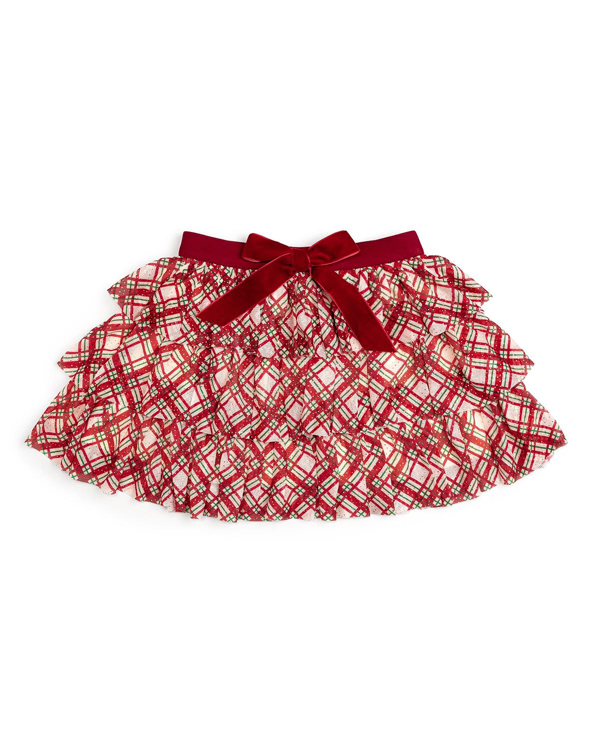 Click here for Sweet Wink Baby Girls Christmas Plaid Bow Tiered T... prices