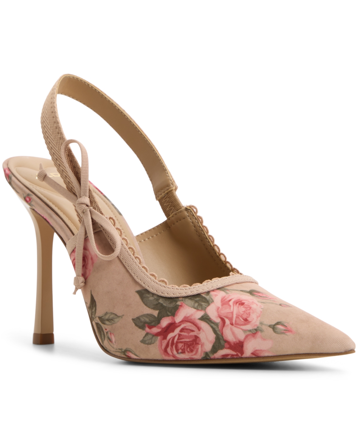 Click here for Aldo Womens Hennie Slingback Pumps - Beige Combo prices