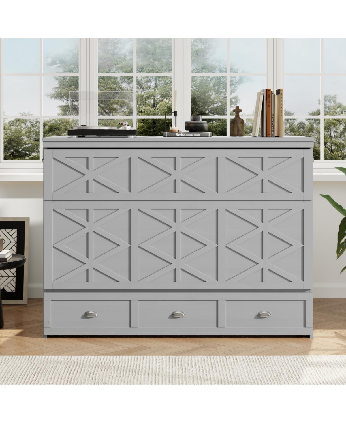 Click here for Streamdale Furniture Queen Size Murphy Bed with La... prices