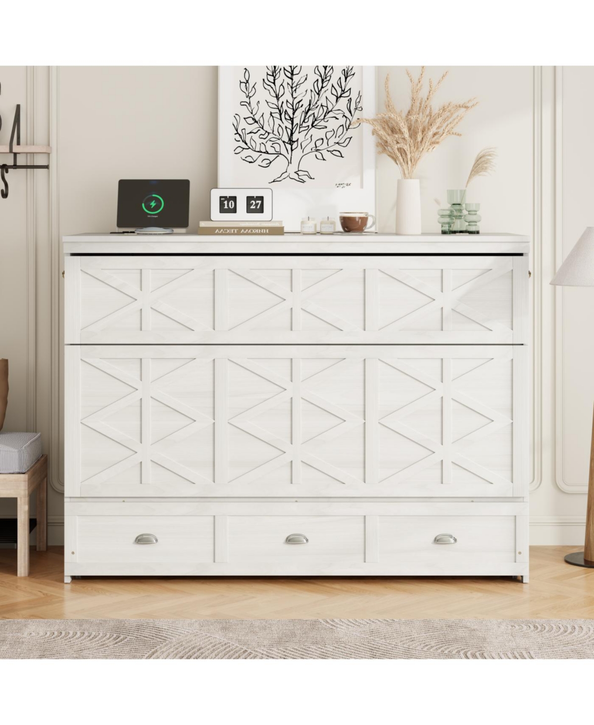 Click here for Streamdale Furniture Queen Size Murphy Bed with La... prices