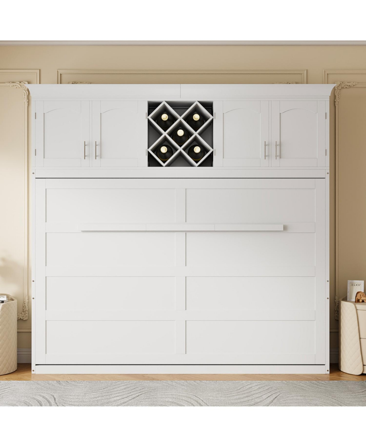 Click here for Streamdale Furniture Queen Size Murphy Bed Wall Be... prices