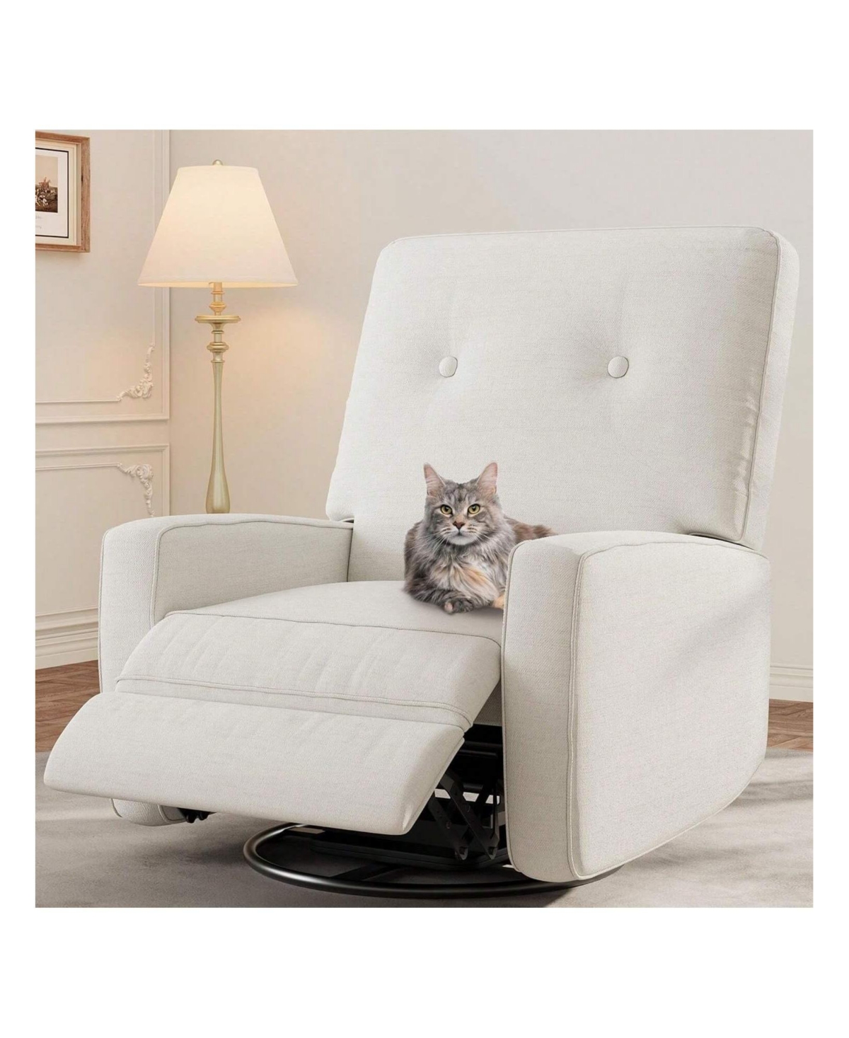 Click here for gaomon Recliner Chair 360 Degrees Swivel Rocking G... prices