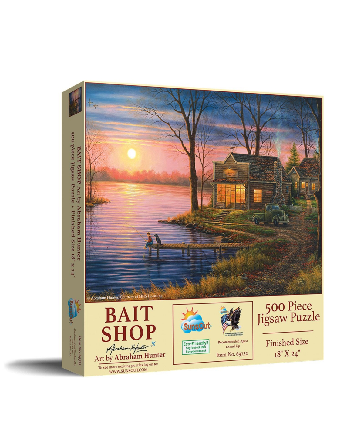 Click here for SunsOut Bait Shop 500 piece Jigsaw Puzzle for Adul... prices