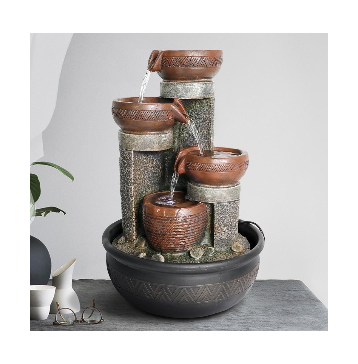 Click here for SunJet 15.7” 4-Tier Indoor Tabletop Waterfa... prices