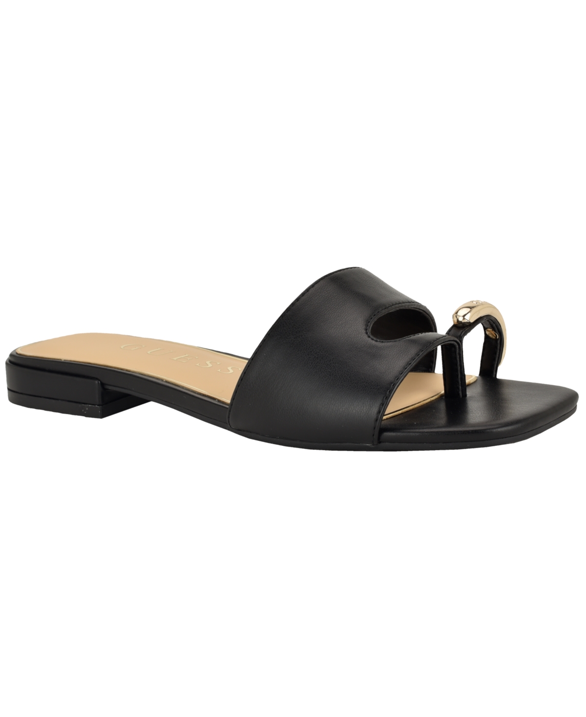 Click here for Guess Womens Tablita Embellished Toe Flat Slip-On... prices