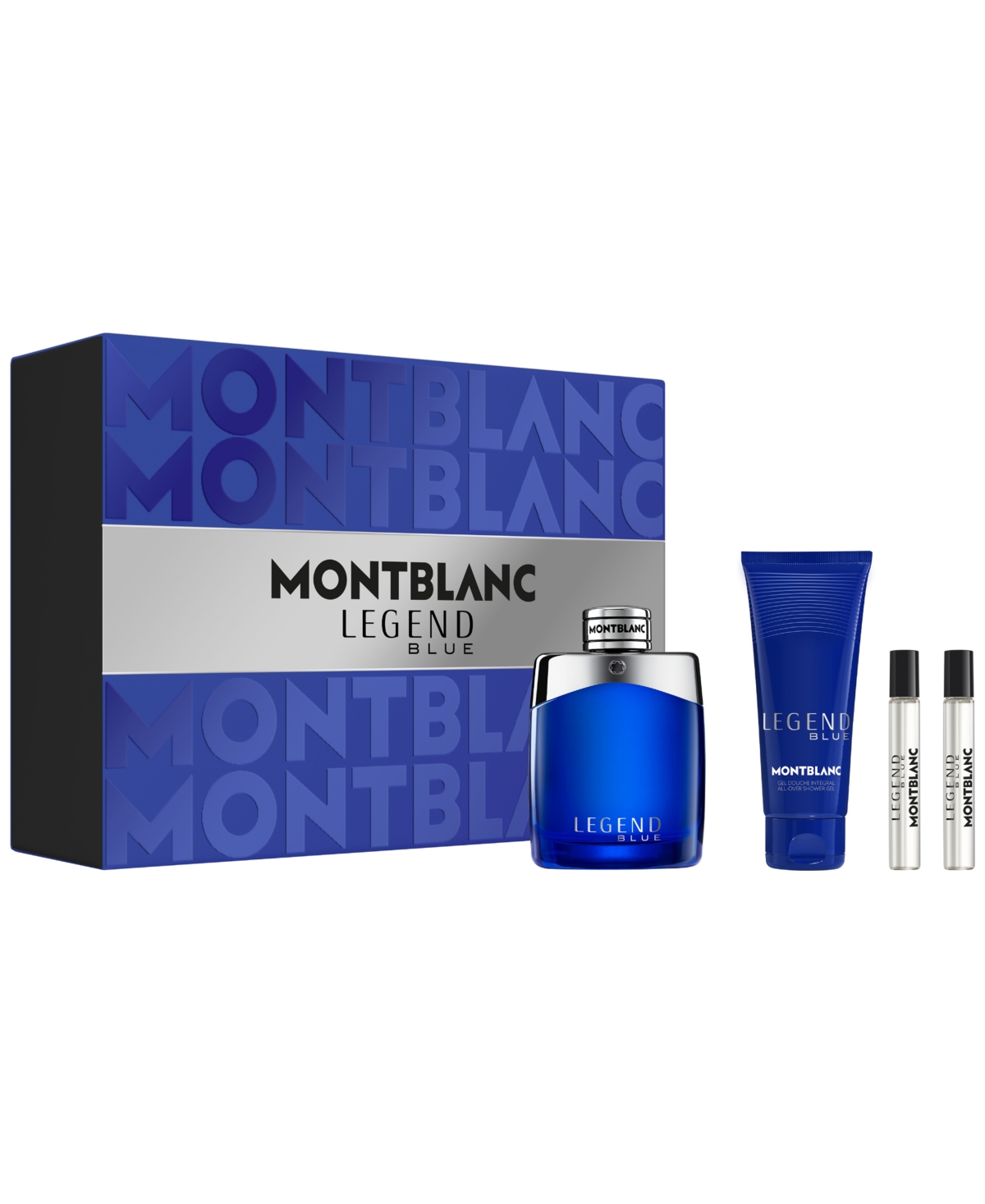 Click here for Montblanc 4-Pc. Mens Legend Blue Eau De Parfum Gif... prices