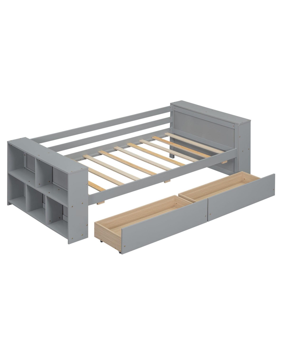 Click here for Boyel Living Twin Size Daybed with Shelves and Dra... prices