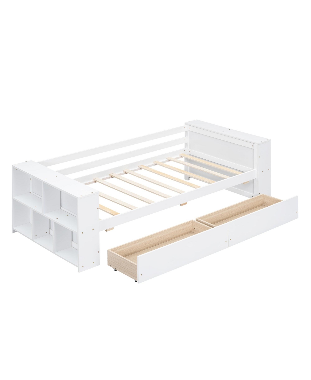 Click here for Boyel Living Twin Size Daybed with Shelves and Dra... prices