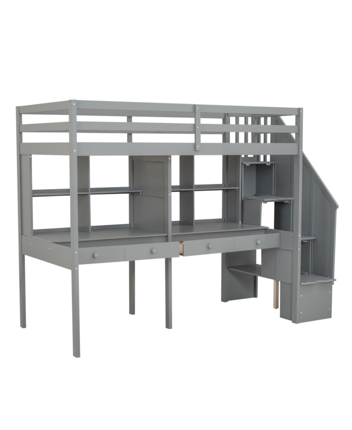 Click here for Boyel Living Twin Size Loft Bed Frame with Storage... prices