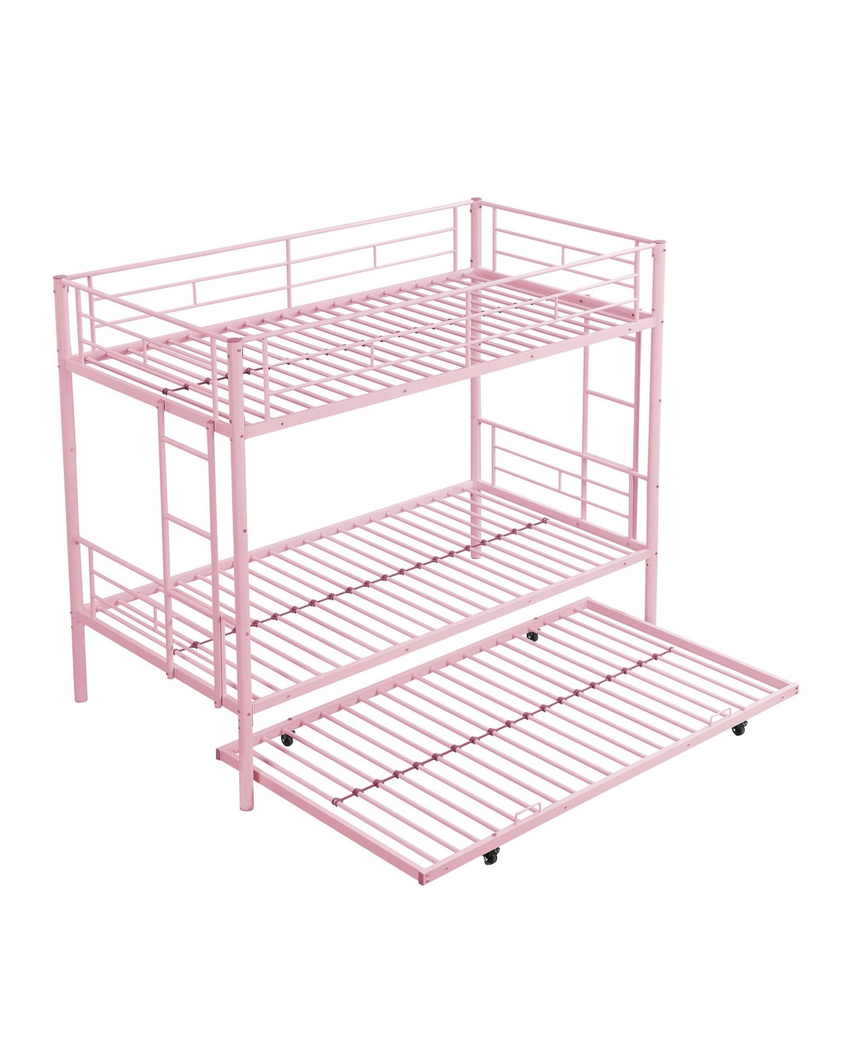 Click here for Boyel Living Twin Over Twin Metal Bunk Bed with Sa... prices