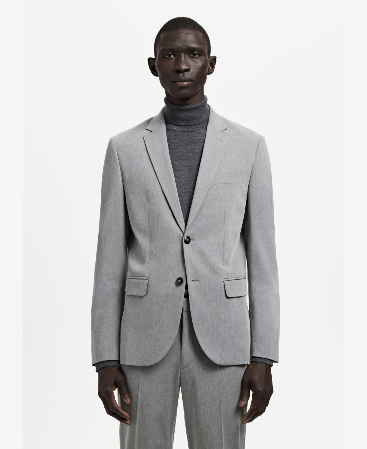 Click here for Mango Mens Stretch Fabric Super Slim-Fit Suit Jack... prices