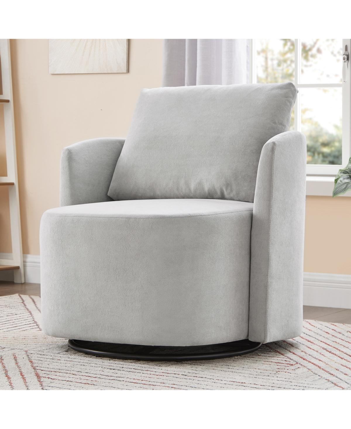 Click here for Streamdale Furniture Swivel Accent Barrel Chair -... prices
