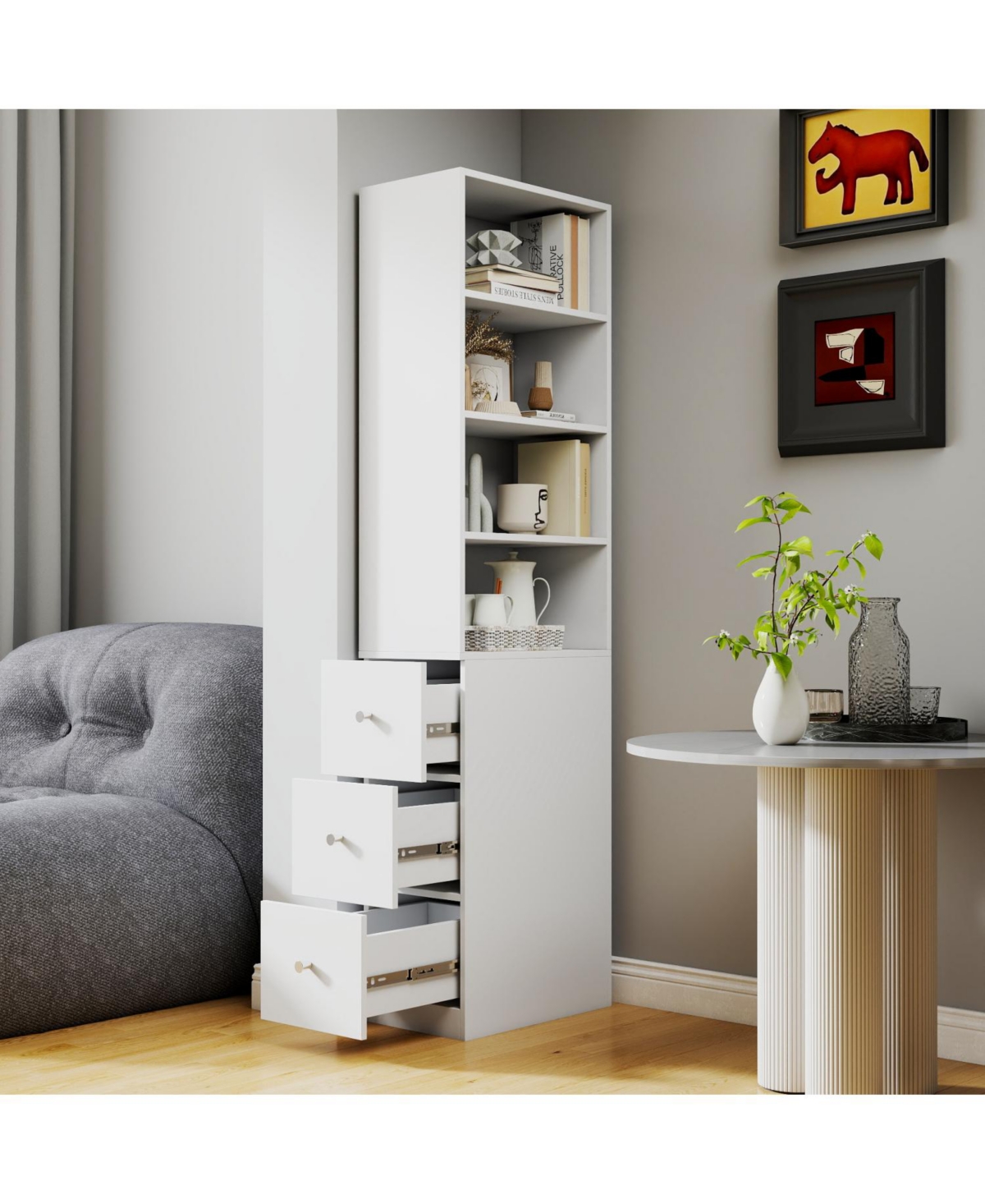 Click here for Streamdale Furniture 70.87" Display Cabinet... prices