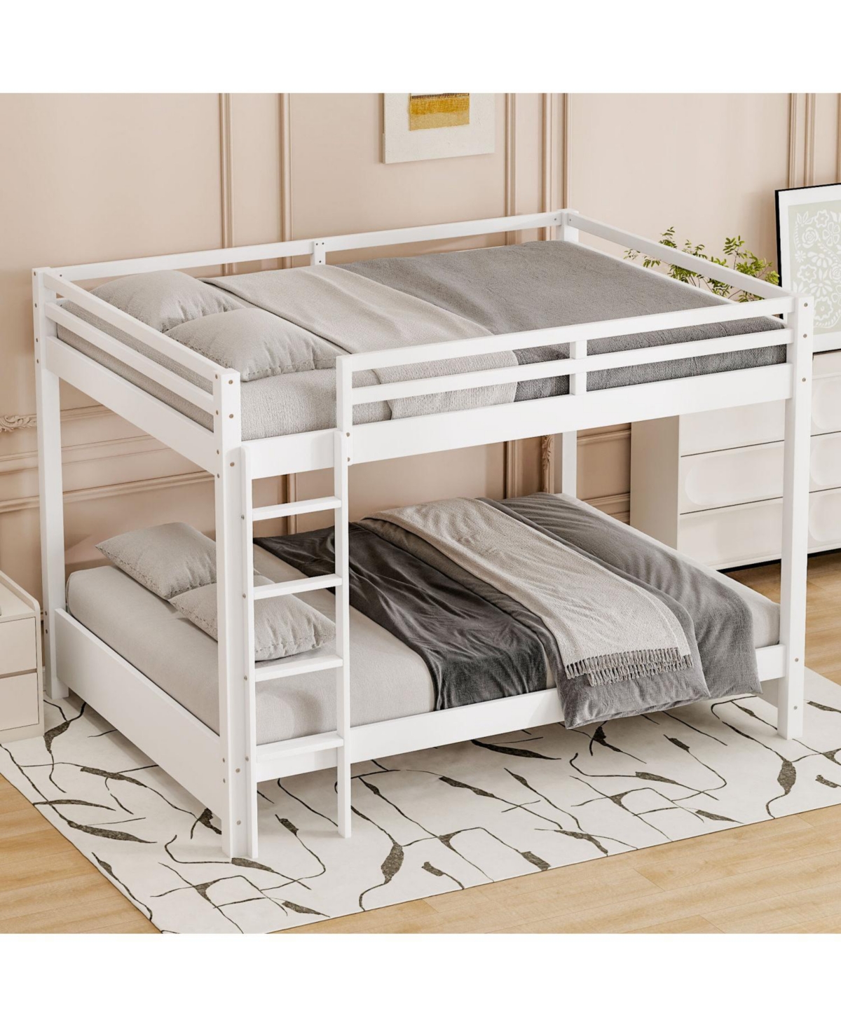 Click here for Streamdale Furniture Wood Queen Size Bunk Bed with... prices