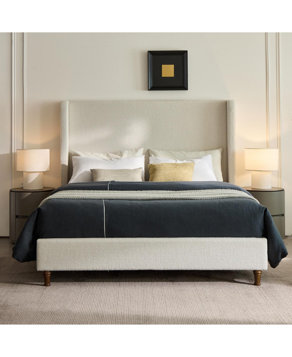 Click here for Streamdale Furniture Harper Tall Upholstered Bed -... prices