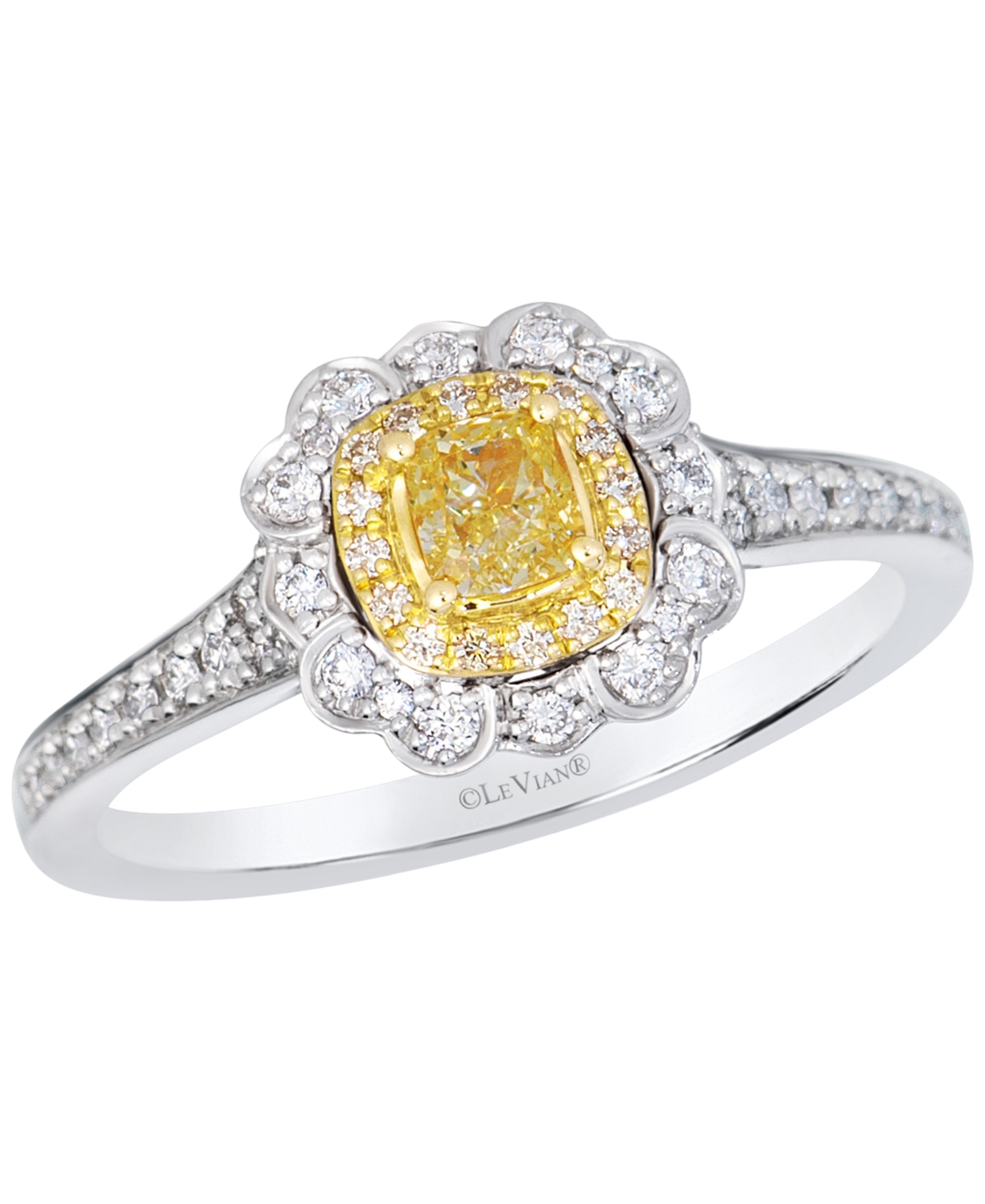 Click here for Le Vian Fancy Yellow Diamond (0.28 ct. t.w.) & Van... prices