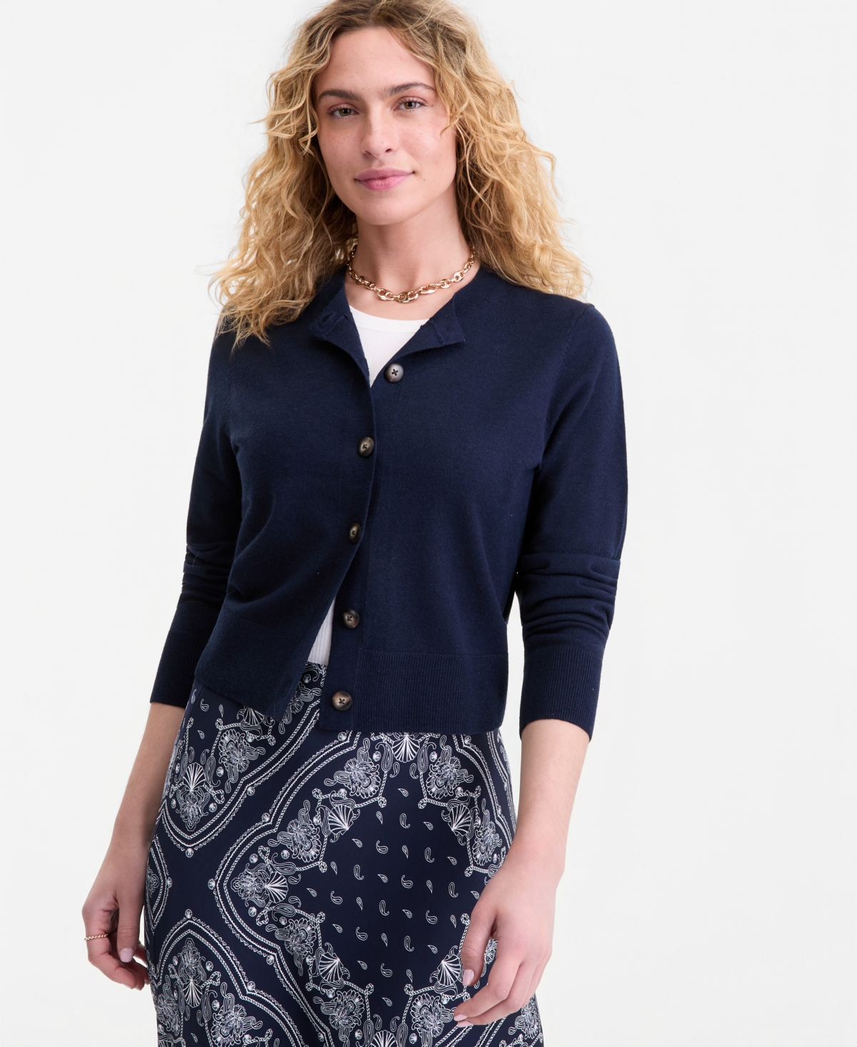 Click here for On 34th Womens Cropped Crewneck Cardigan  Macys Ex... prices