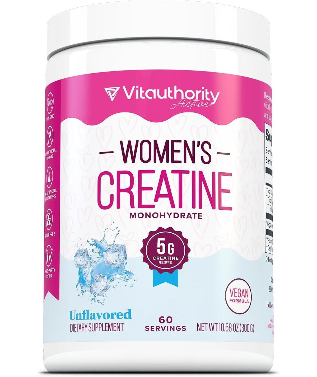Click here for Vitauthority Women s Creatine Unflavored  60 Servi... prices