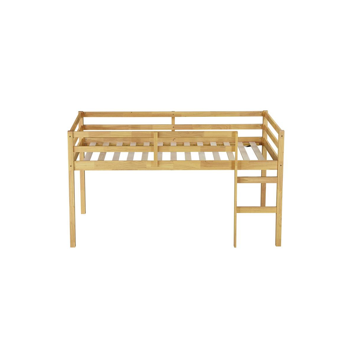 Click here for Cesicia Twin Loft Bed with Ladder Rubber Wood Plat... prices