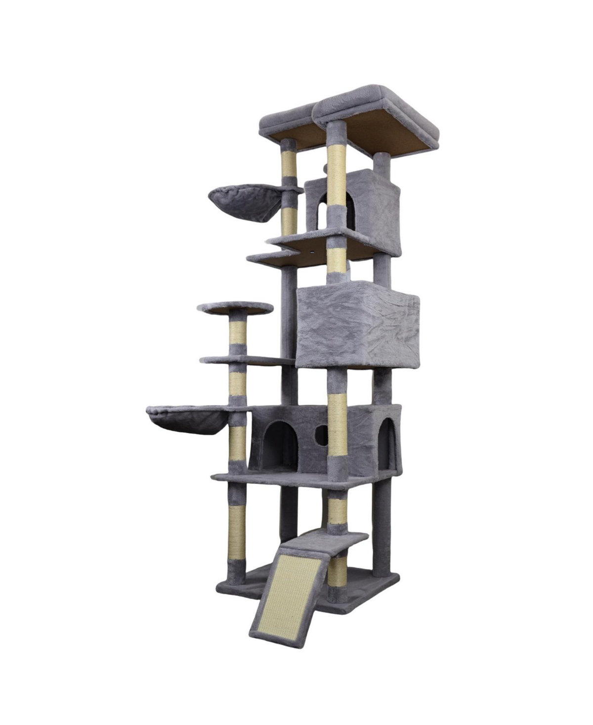 Click here for Aostirmotor 84.6 in Dark Gray Cat Tree Tower with... prices