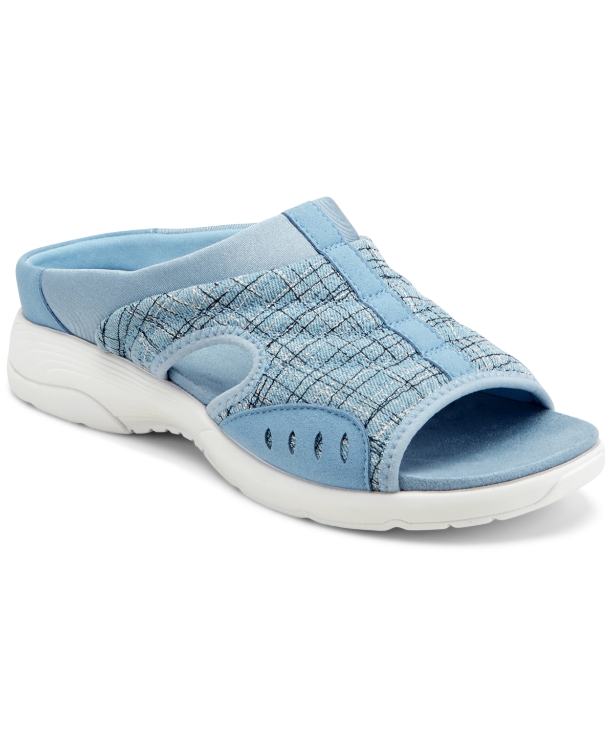 Click here for Easy Spirit Womens Traciee Slip-On Flat Sandals -... prices