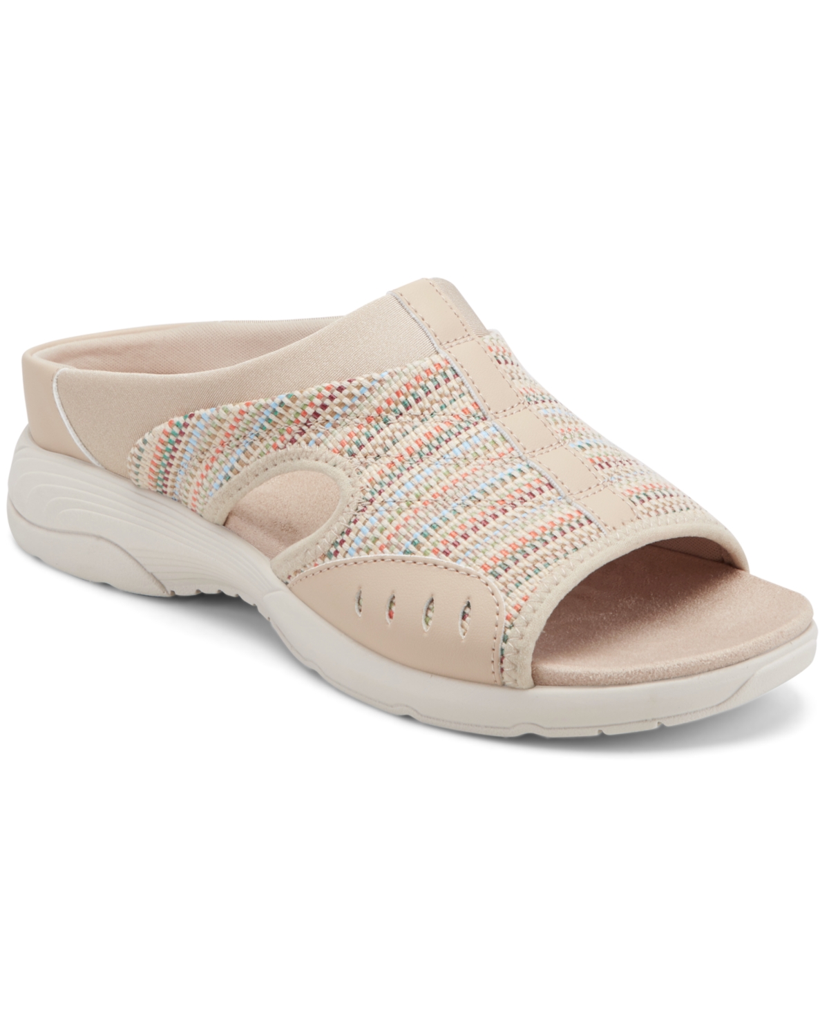 Click here for Easy Spirit Womens Traciee Slip-On Flat Sandals -... prices