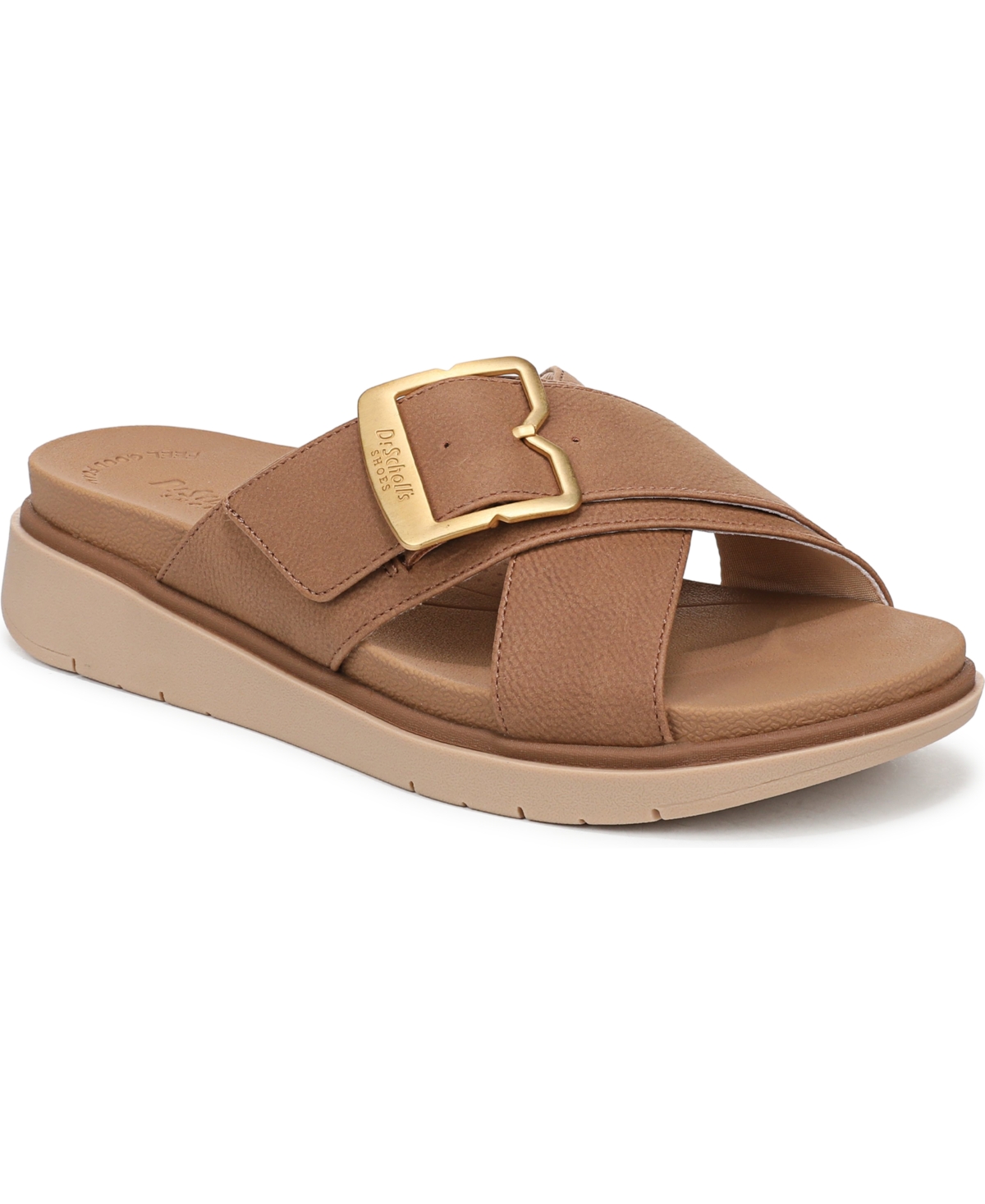 Click here for Dr. Scholls Womens Piper Slide Sandals - Honey Bro... prices