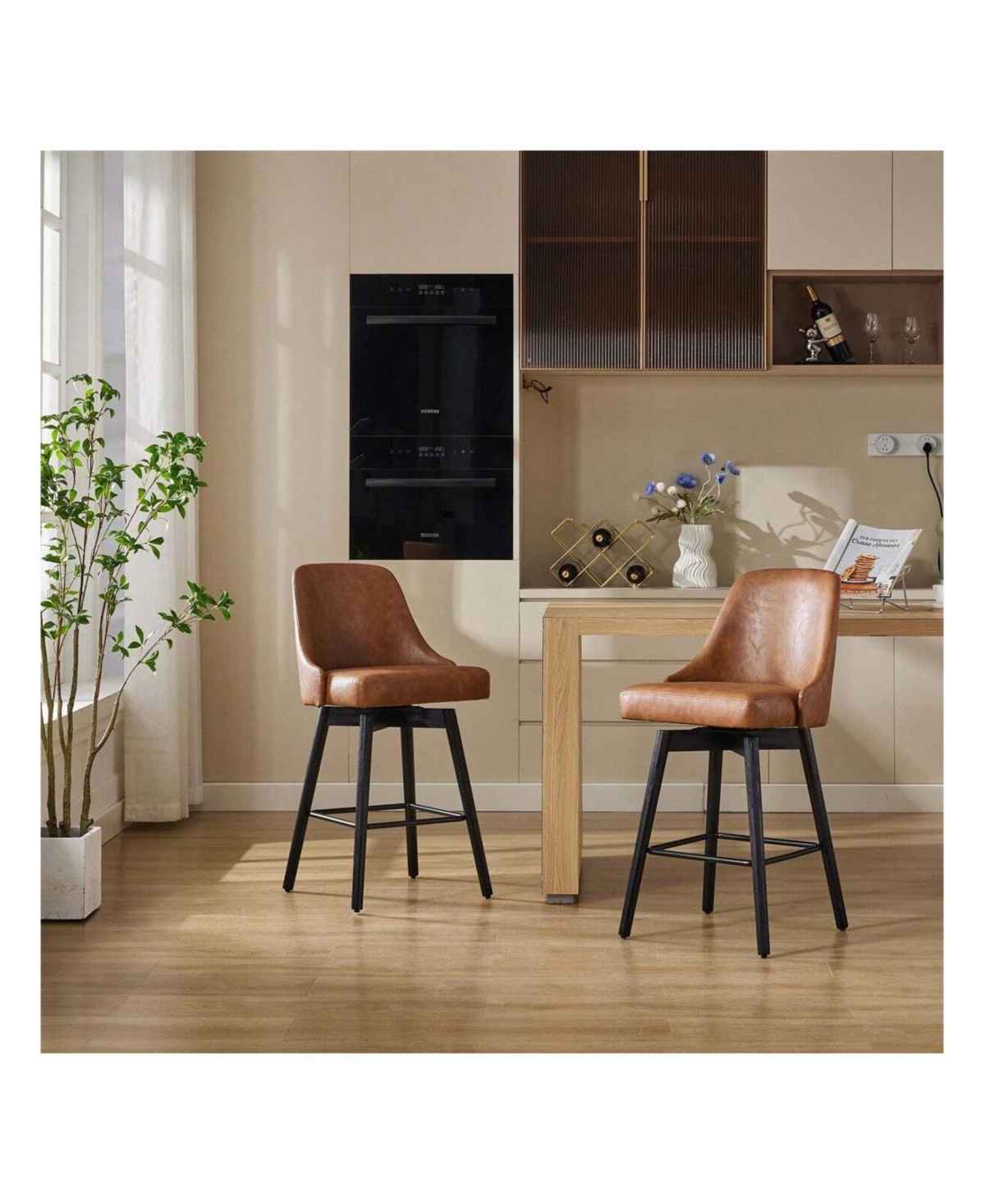 Click here for gaomon Wpond Counter Height Bar Stools Set of 2  2... prices