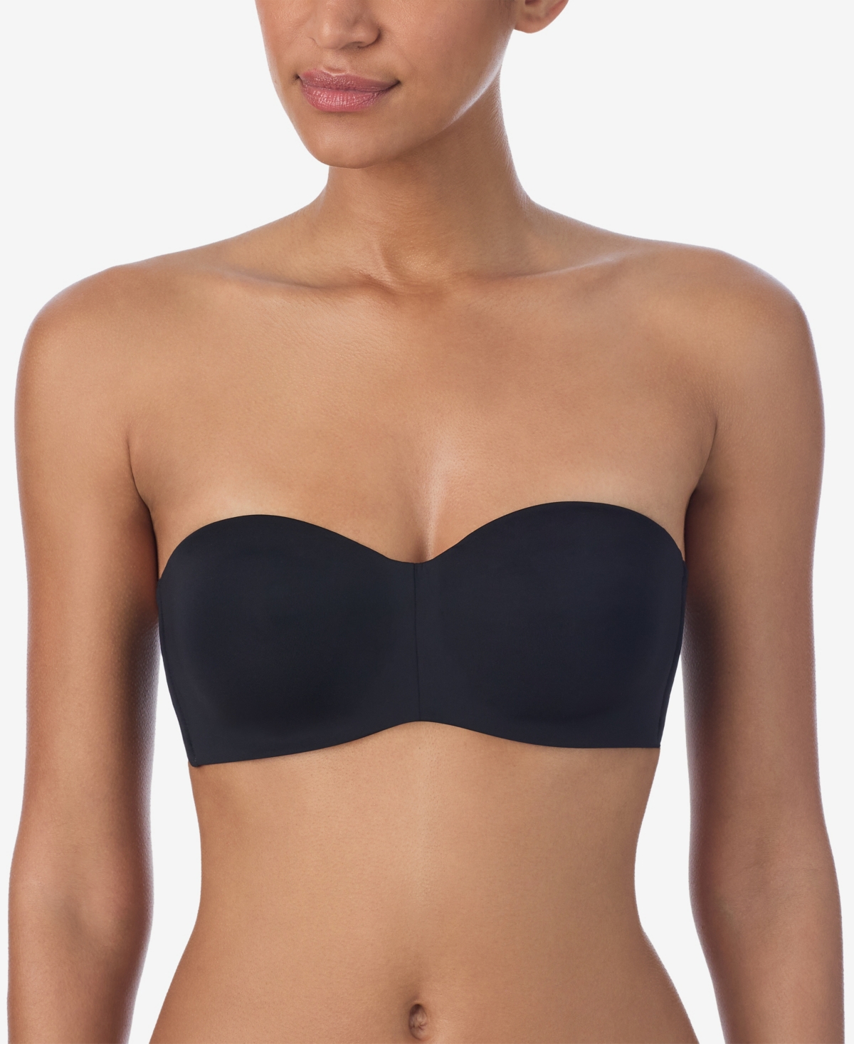Click here for Dkny Womens Litewear Unlined Strapless Bra - Black prices