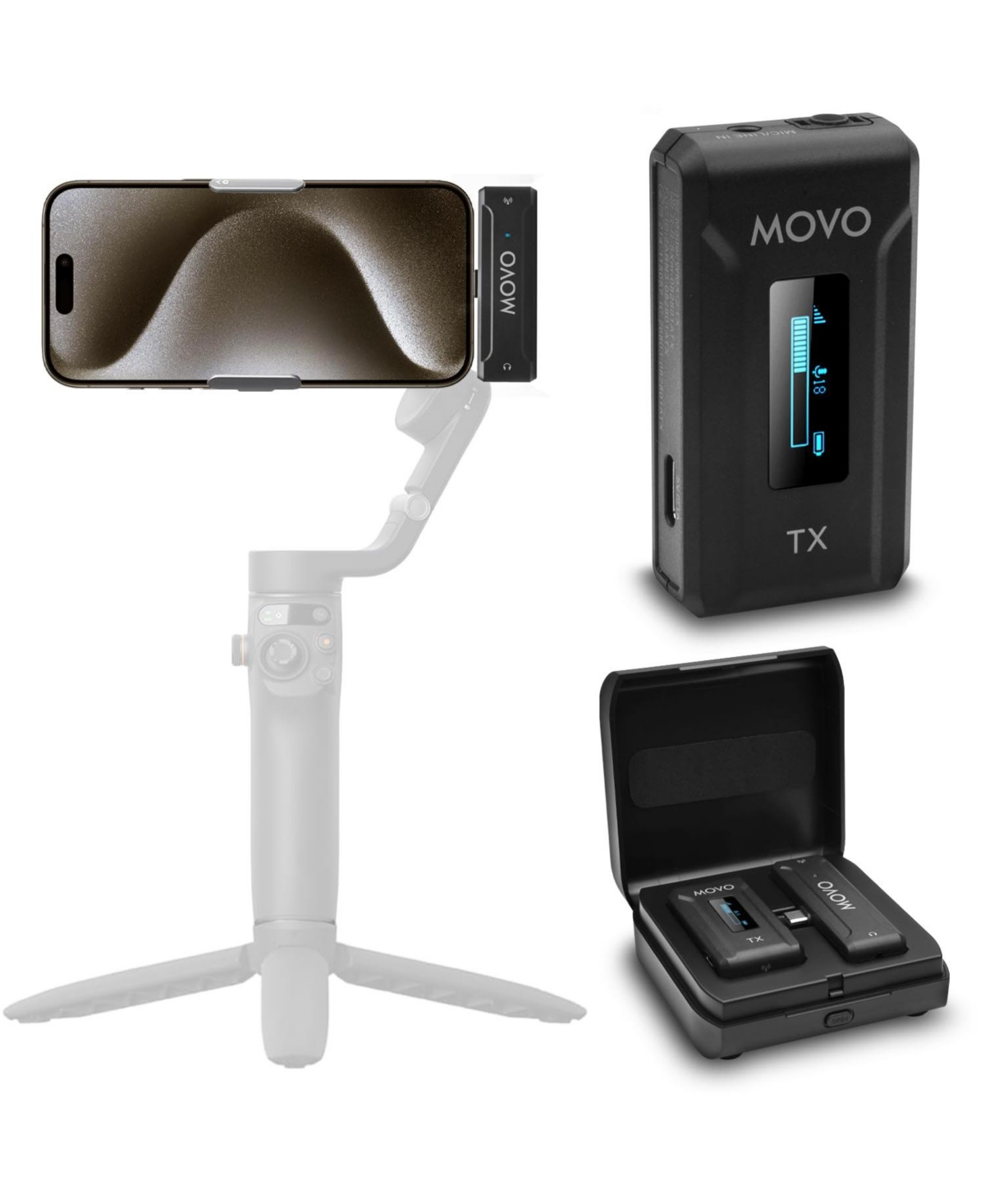 Click here for Movo Wmx-2-c Wireless Microphone for iPhone 15/16... prices