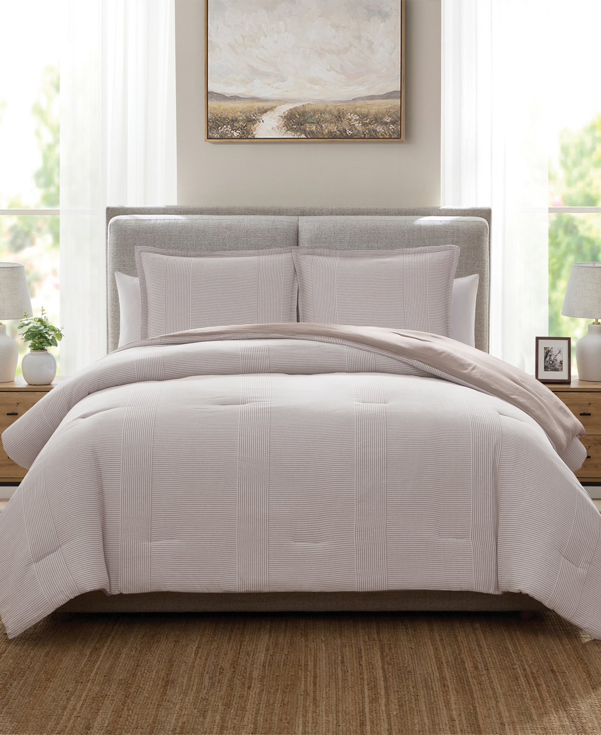 Click here for Becki Owens Ryan Stripe 3-Pc. Comforter Set  King... prices