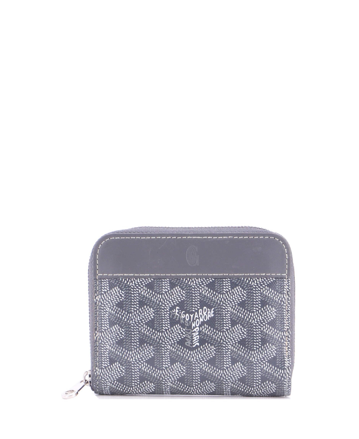 Click here for Pre-Owned Goyard Compact Zip Wallet Coated Canvas... prices
