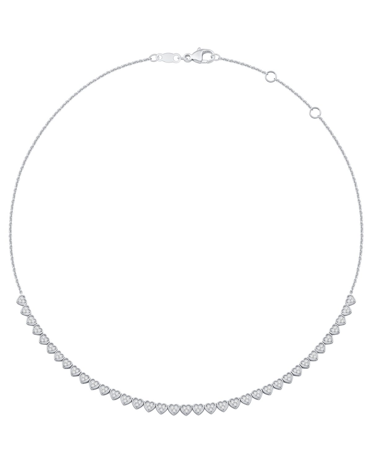 Click here for Macys Diamond Tennis Necklace (1 ct. t.w.) in Ster... prices