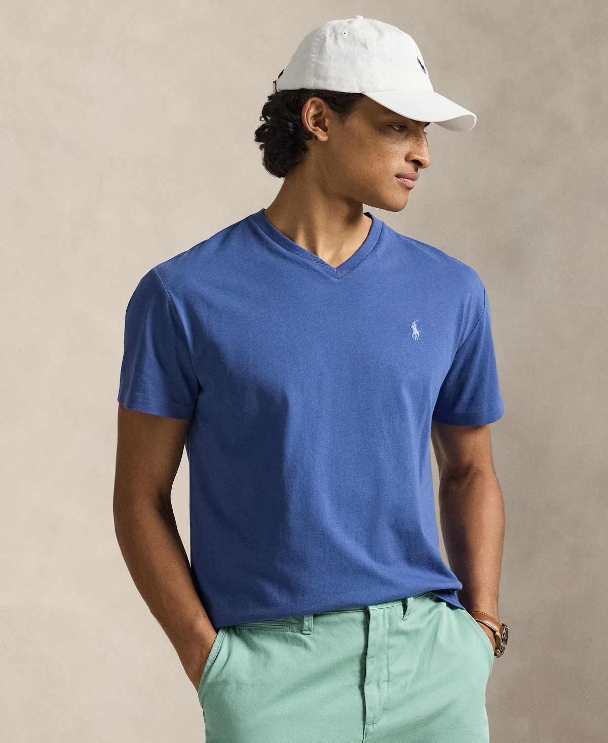 Click here for Polo Ralph Lauren Mens Classic-Fit V Neck T-Shirt... prices