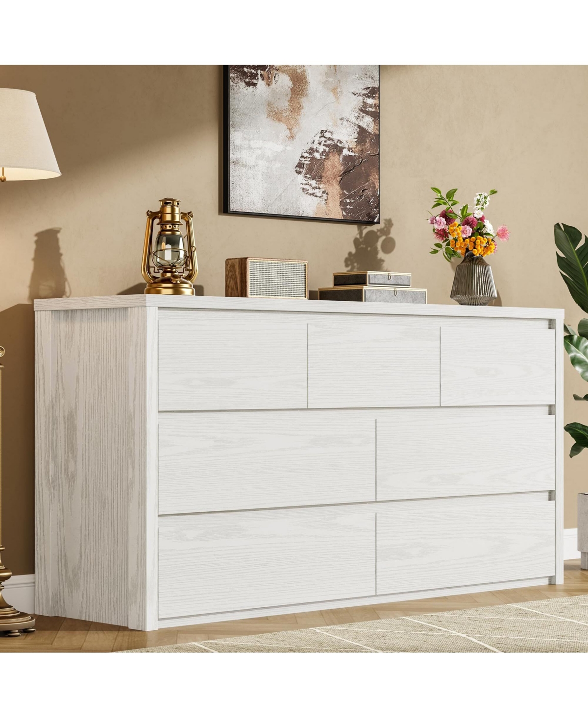 Click here for gaomon 7 Drawer Dresser for Bedroom  Wide Wood Che... prices