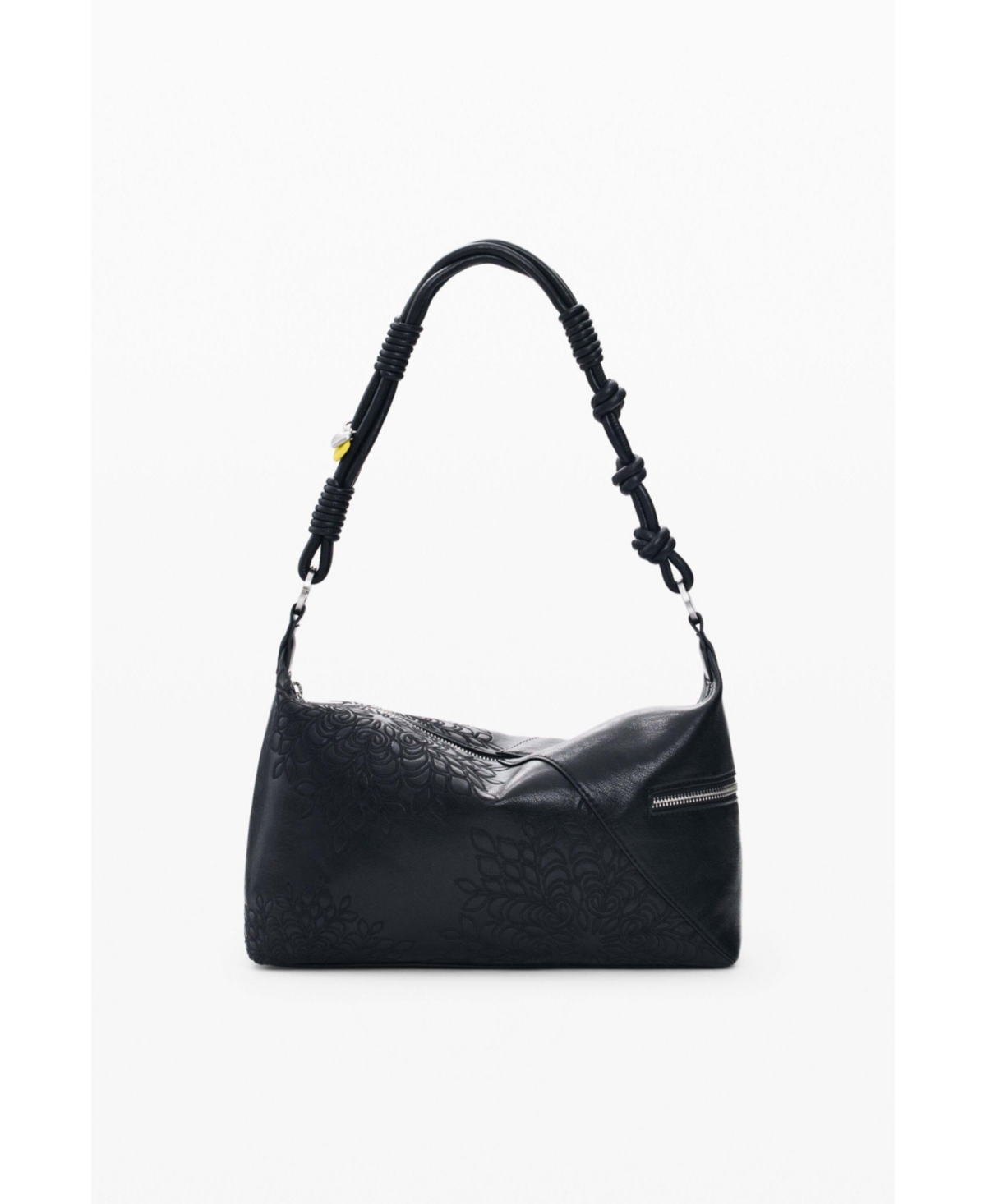 Click here for Desigual Womens Medium embroidered bag - Black prices