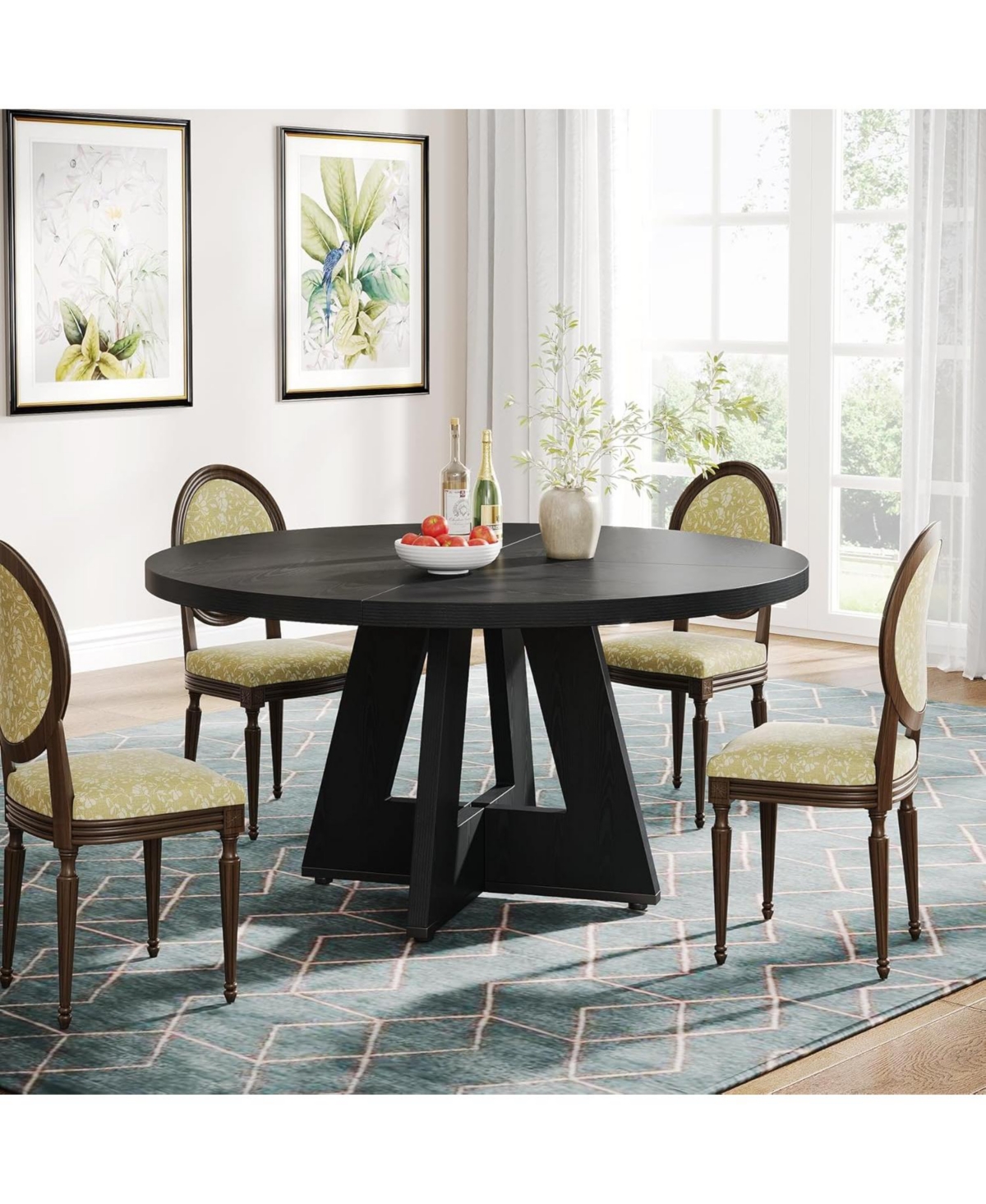 Click here for Tribesigns Round Dining Table for 4  47 Inch Wide... prices