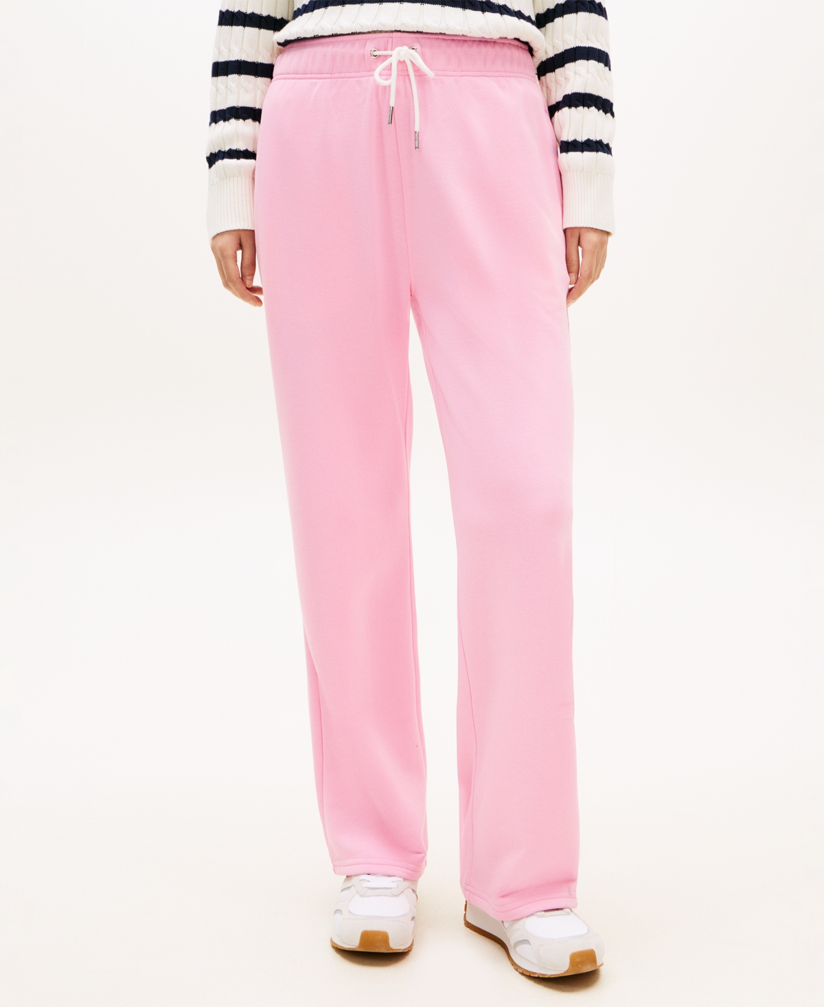 Click here for Tommy Hilfiger Womens Wide-Leg Track Pants - Rose... prices