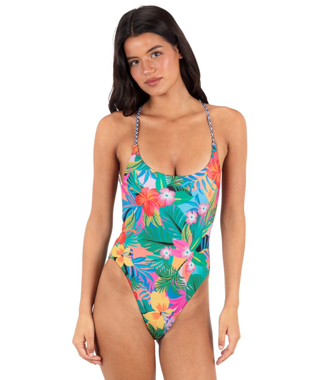 Click here for Hurley Womens Pacific Night Cheeky Coverage One-Pi... prices
