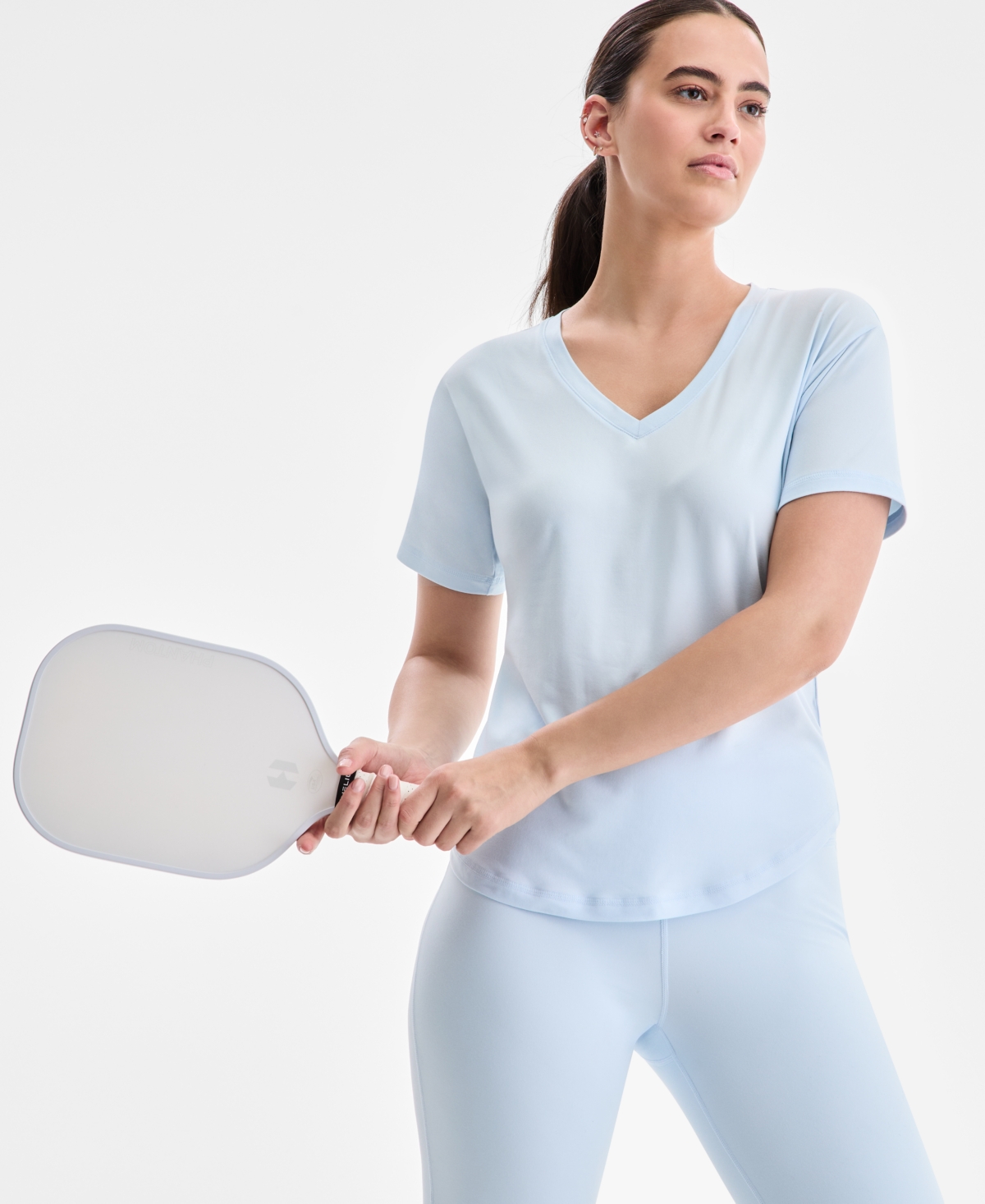 Click here for Id Ideology Womens V-Neck Short-Sleeve Performance... prices