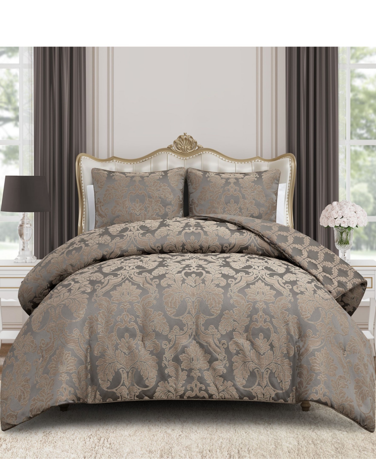 Click here for Waterford Walton Luxurious 3-Pc. Comforter Set  Ki... prices