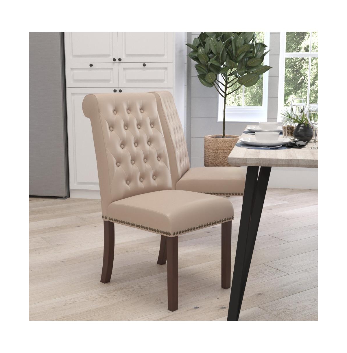 Click here for Merrick Lane Falmouth Upholstered Parsons Chair wi... prices