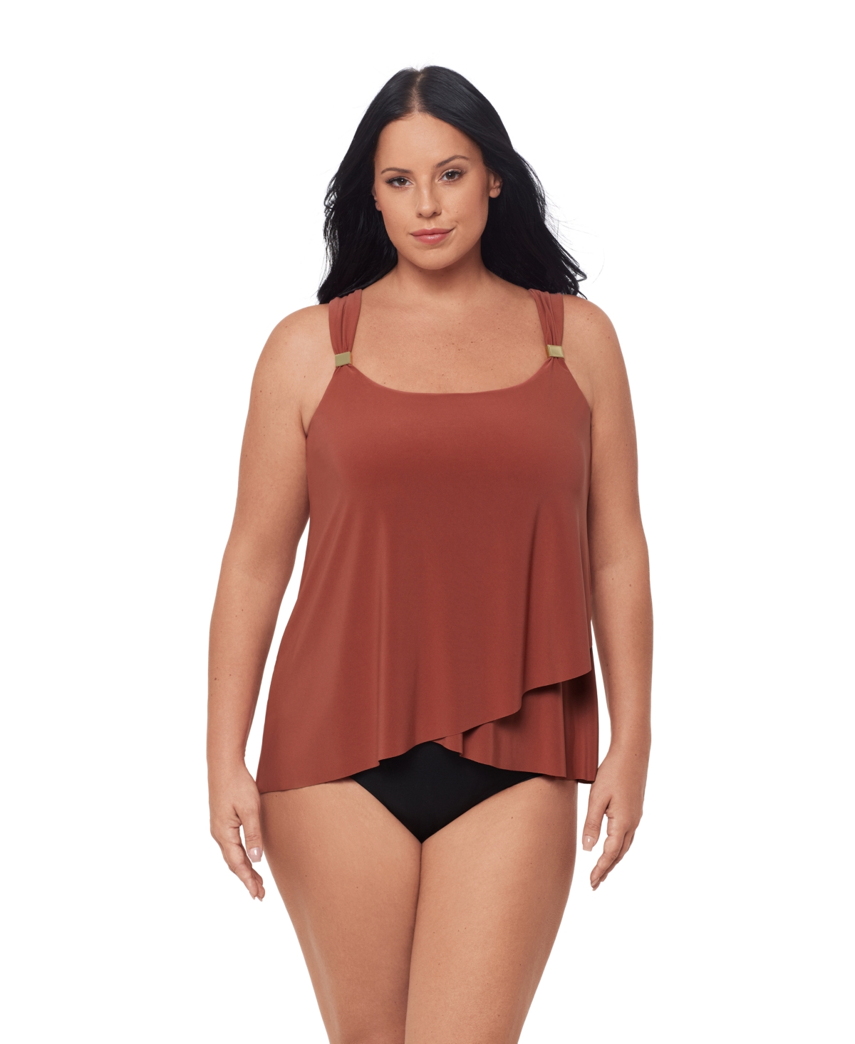 Click here for Miraclesuit Plus Size Razzle Dazzle Asymmetrical-D... prices