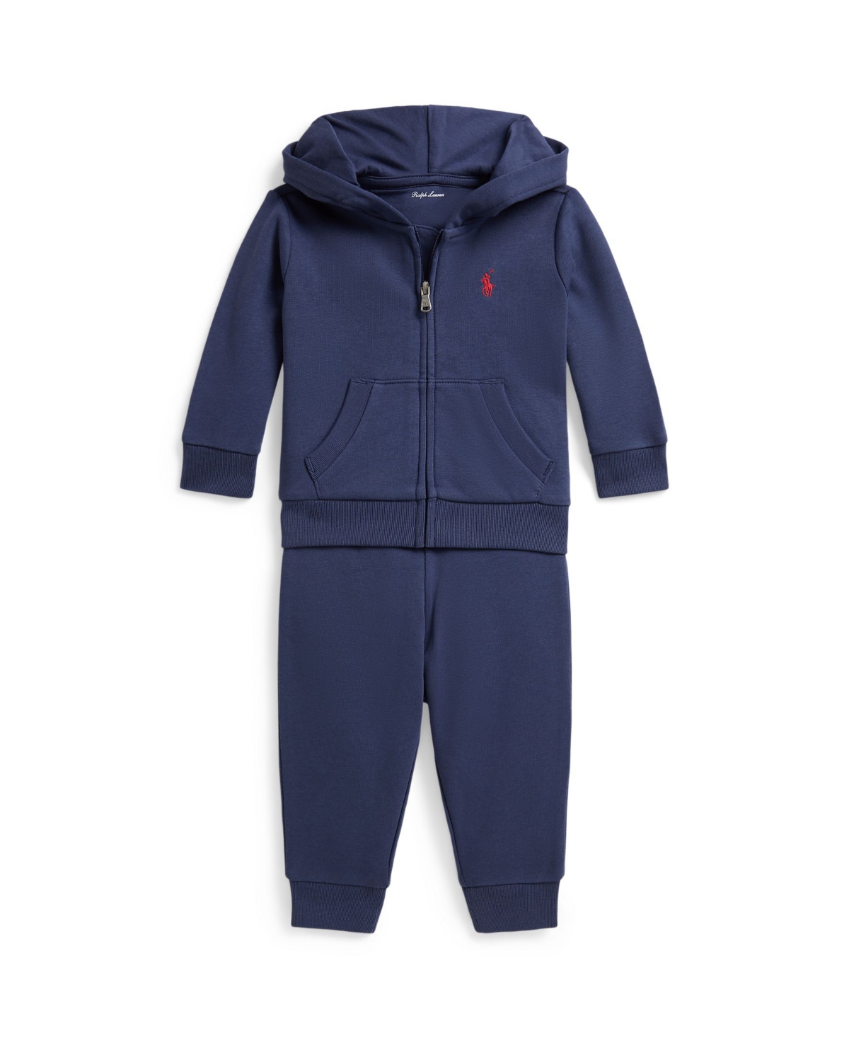 Click here for Polo Ralph Lauren Baby Boys Full-Zip Hoodie & Pant... prices