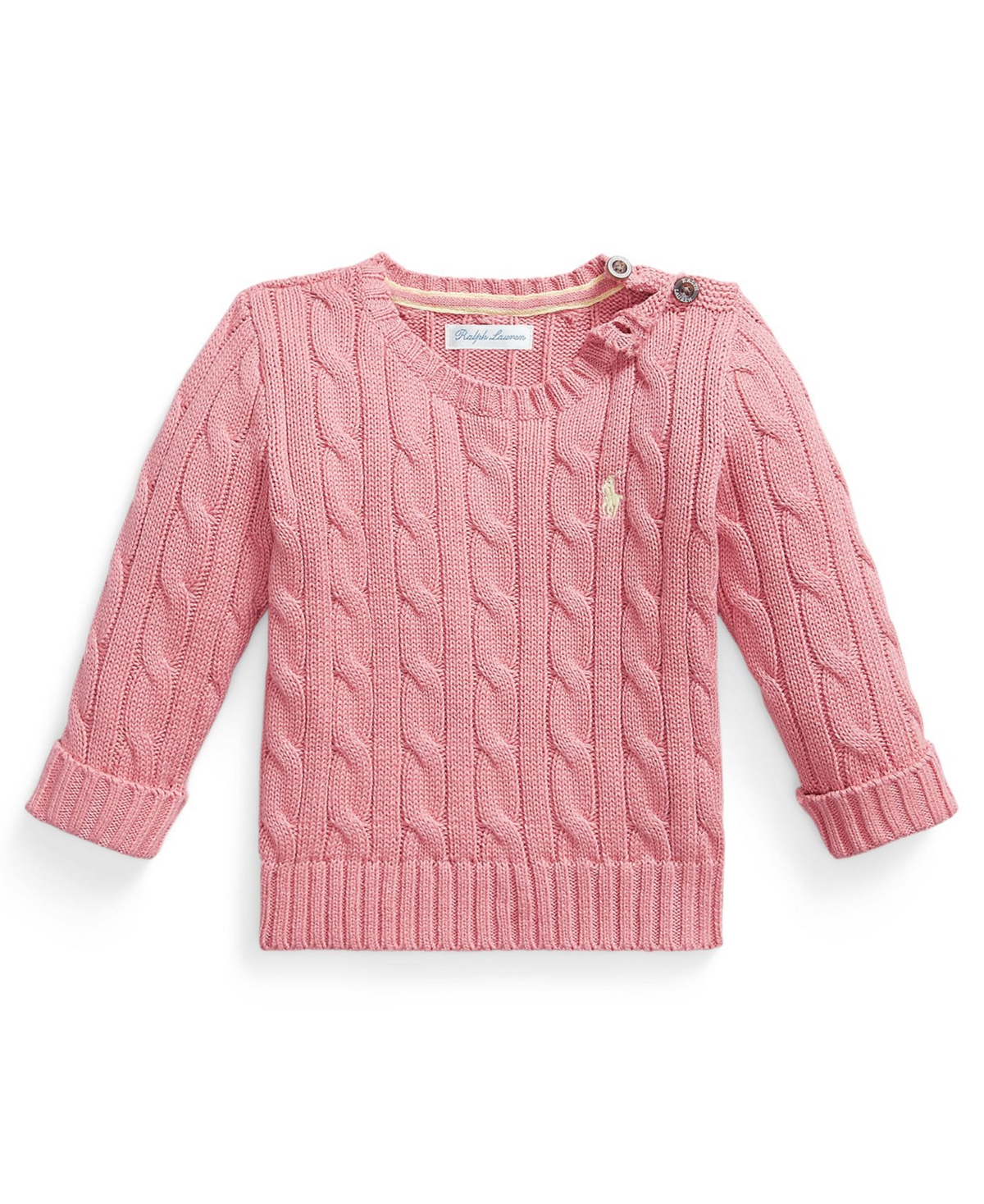 Click here for Polo Ralph Lauren Baby Boys Cable-Knit Crewneck Sw... prices