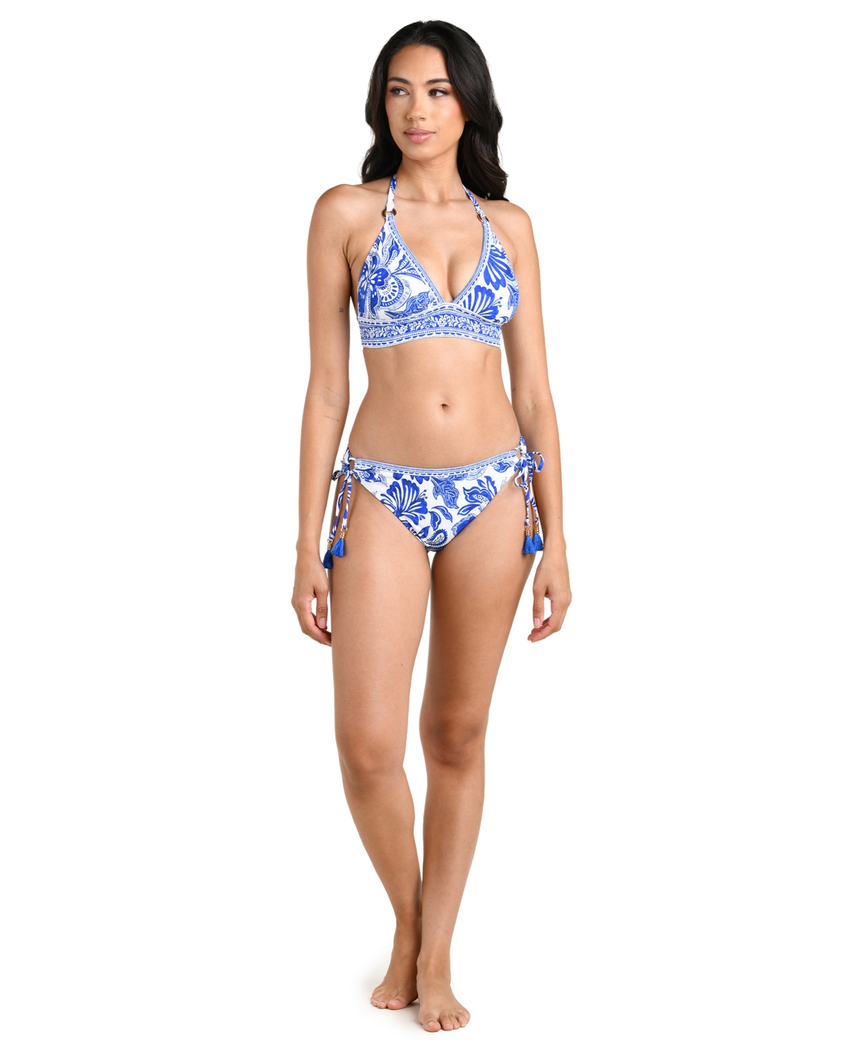 Click here for La Blanca Womens Botanical Brocade Bikini Halter S... prices